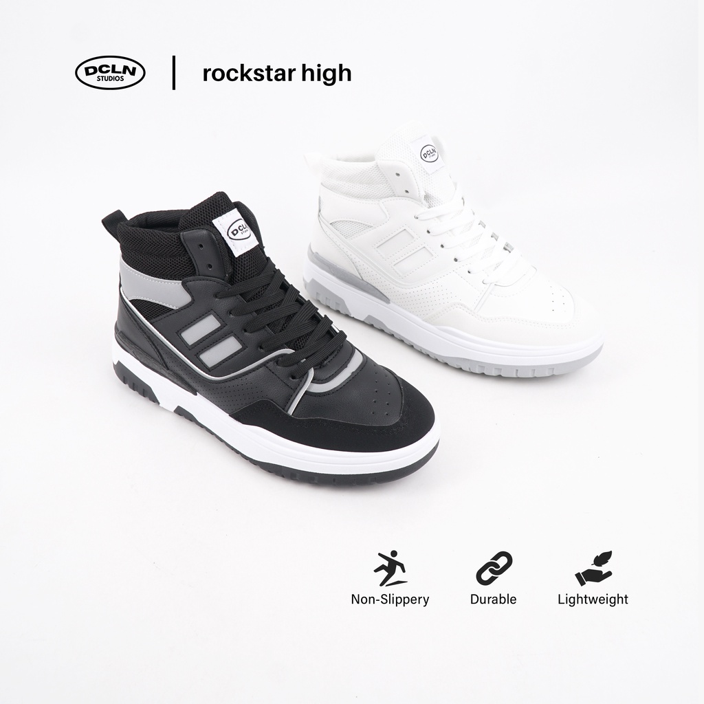 Jual Declan Sneakers Rockstar Hi DECAS 01-087 | Shopee Indonesia