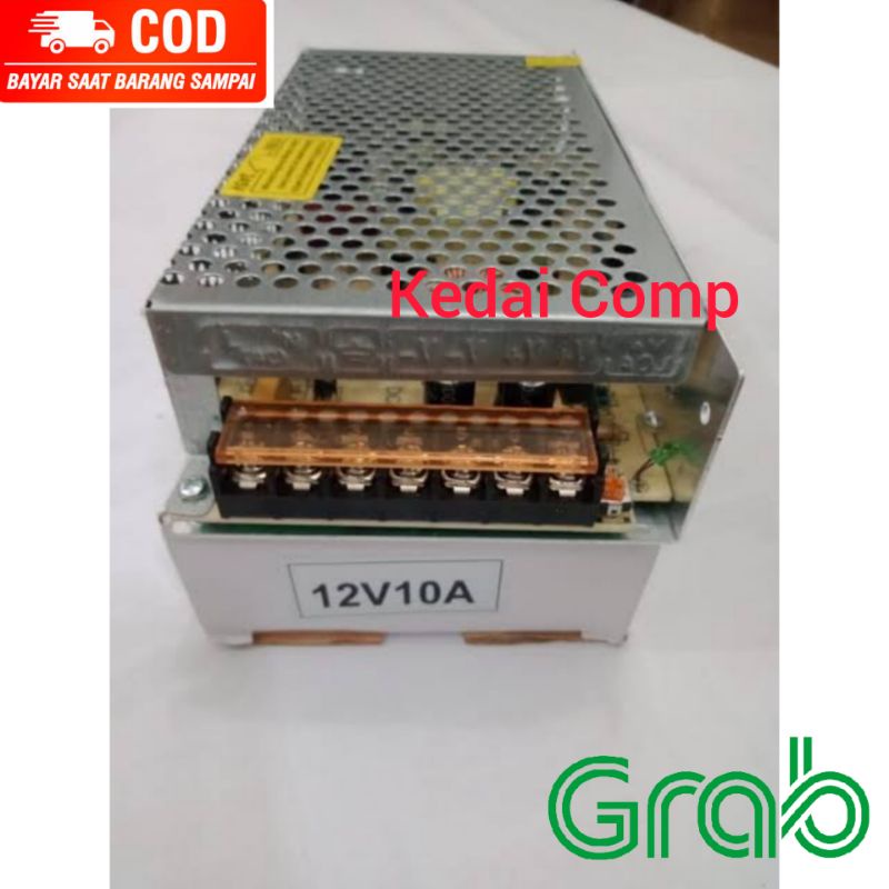 Jual Adaptor Cctv 12 Volt 10 A / Power Supply 12V 10A / Trafo PSU CCTV | Shopee Indonesia