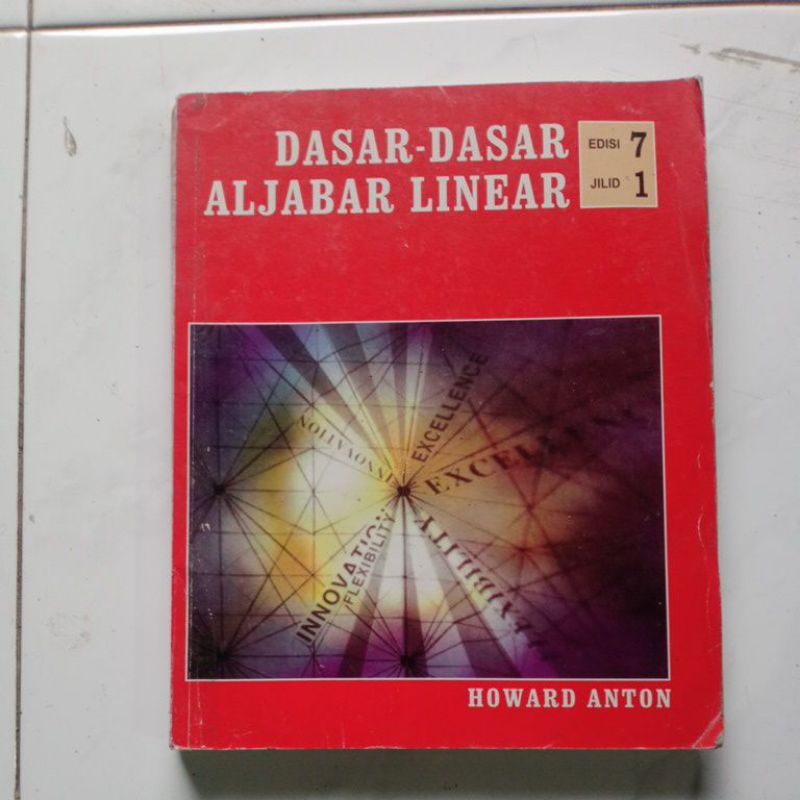 Jual dasar dasar aljabar linear edisi 7 jilid 1 by Howard Anton | Shopee Indonesia