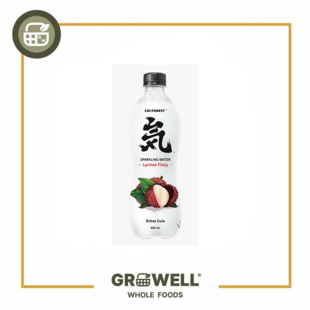 Jual CHI FOREST SPARKLING WATER LYCHEE FIZZY 480ML | Shopee Indonesia