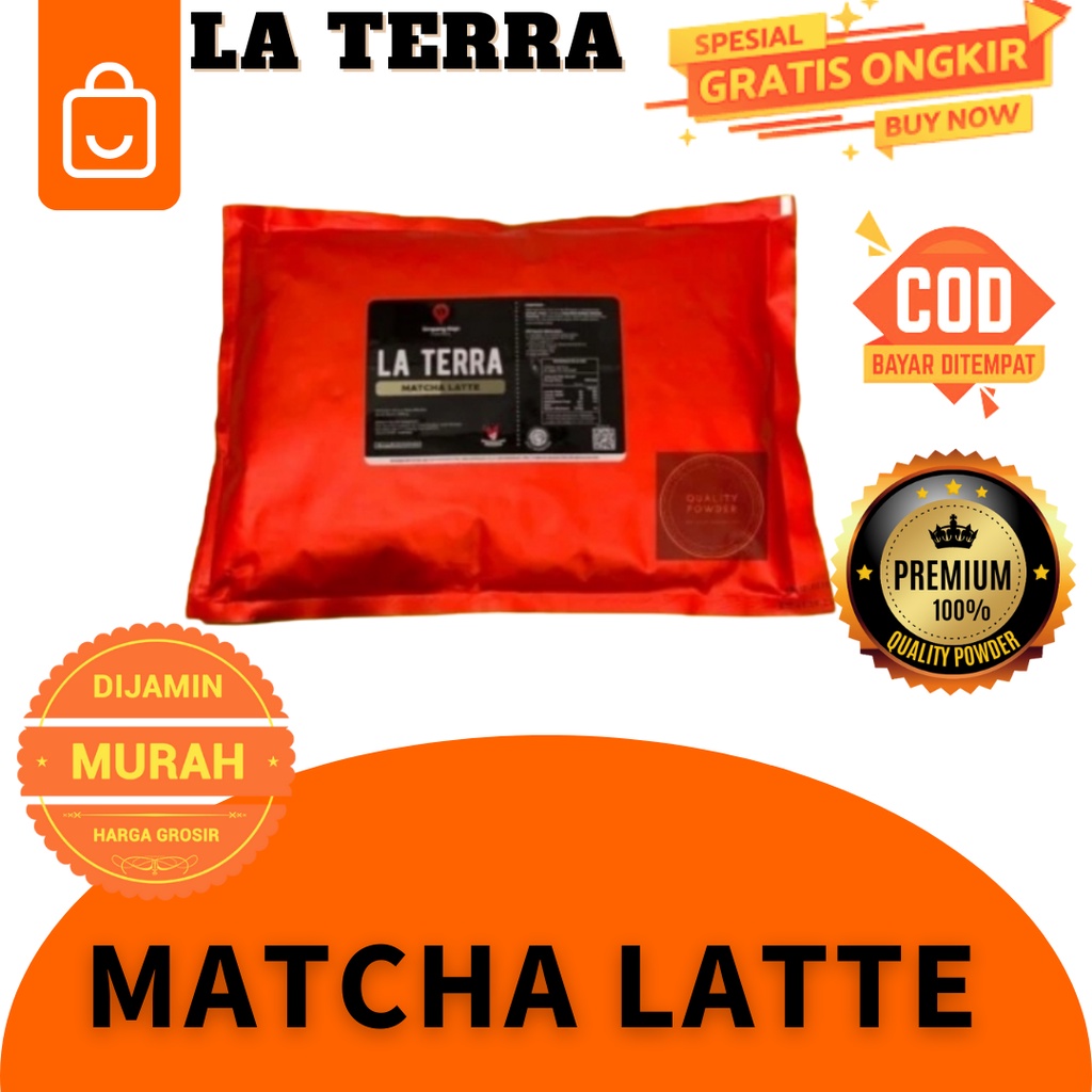 Jual LA TERRA MATCHA LATTE POWDER FRAPPE RASA MATCHA TEH HIJAU KEKINIAN ...