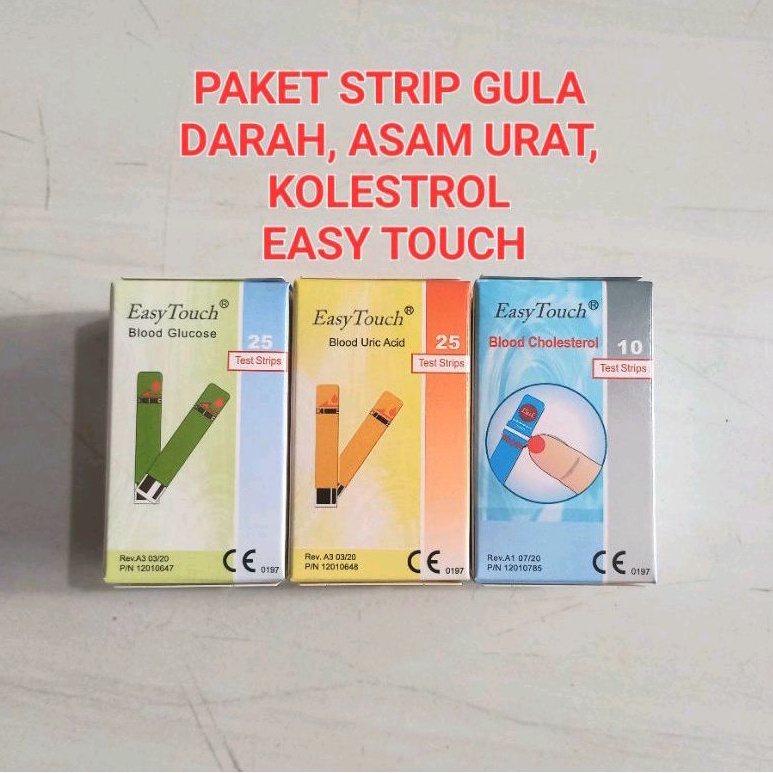 Jual Paket Strip Gula Darah Asam Urat Kolestrol Easy Touch Strip Gula ... Jual Paket Strip Gula Darah Asam Urat Kolestrol Easy Touch Strip Gula ...
