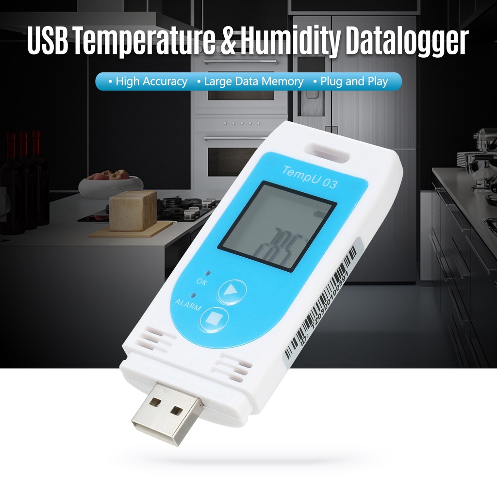 Jual USB Temperature Humidity Data Logger with 32,000 Record Capacity ...
