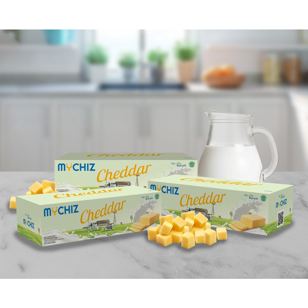 Jual MYCHIZ Cheddar / Milky 2 Kg - Keju Cheddar MY CHIZ 2Kg | Shopee ...