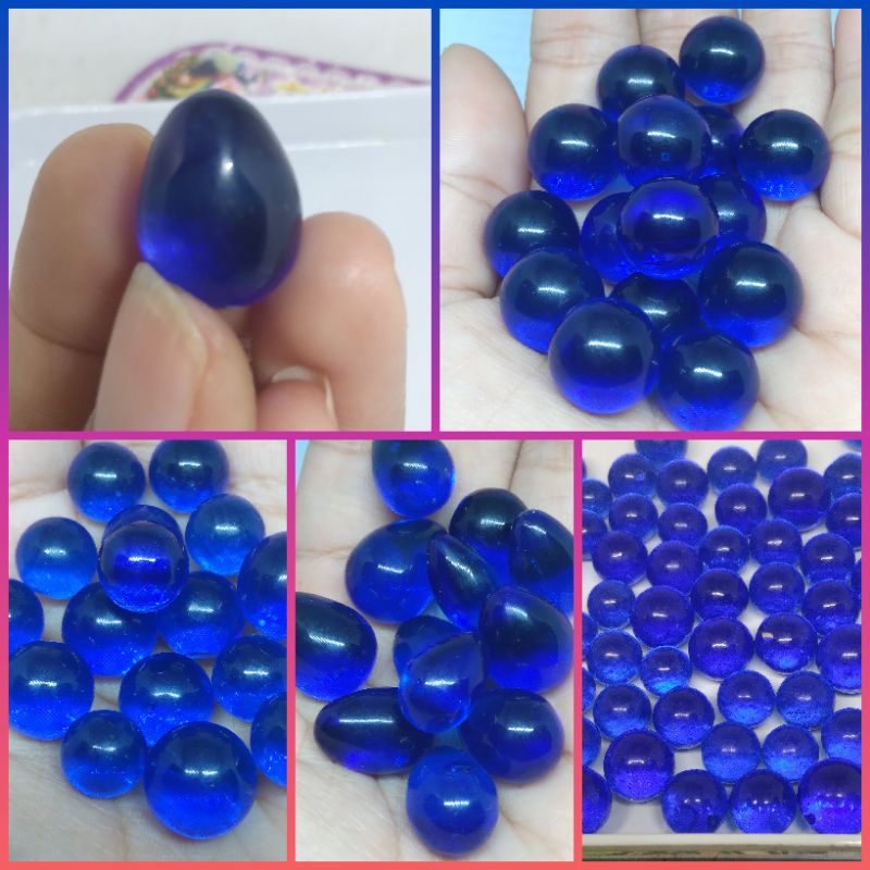 Jual BATU AKIK BLUE CYCLOP PAPUA OBSIDIAN/ LIPAN BIRU/ BULAT/ TELUR ...