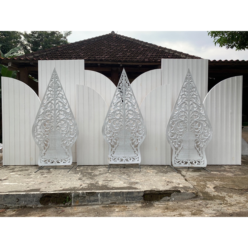 Jual backdrop triplek sirip dekorasi pelaminan | Shopee Indonesia