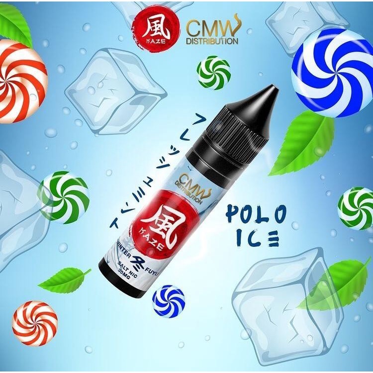 Jual Kaze Winter Fuyu Polo Ice Salt Nic 15ML by Emkay x CMW | Shopee ...