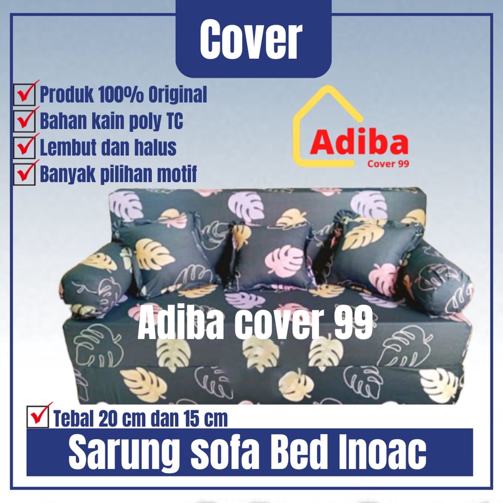 Jual Sarung Sofabed Busa Inoac Bahan katun polytc(bantal dan guling di ...