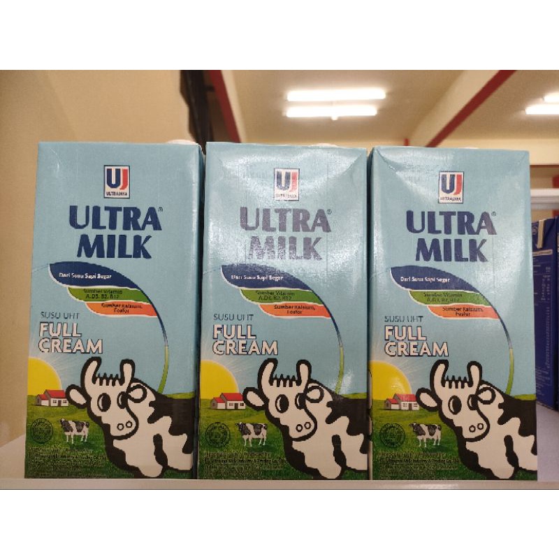 Jual Susu Ultra Milk 1L Fullcream | Shopee Indonesia