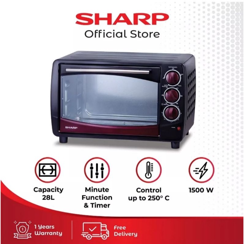 Jual SHARP Electric Oven EO-28LP(K) 28 Ltr | Shopee Indonesia