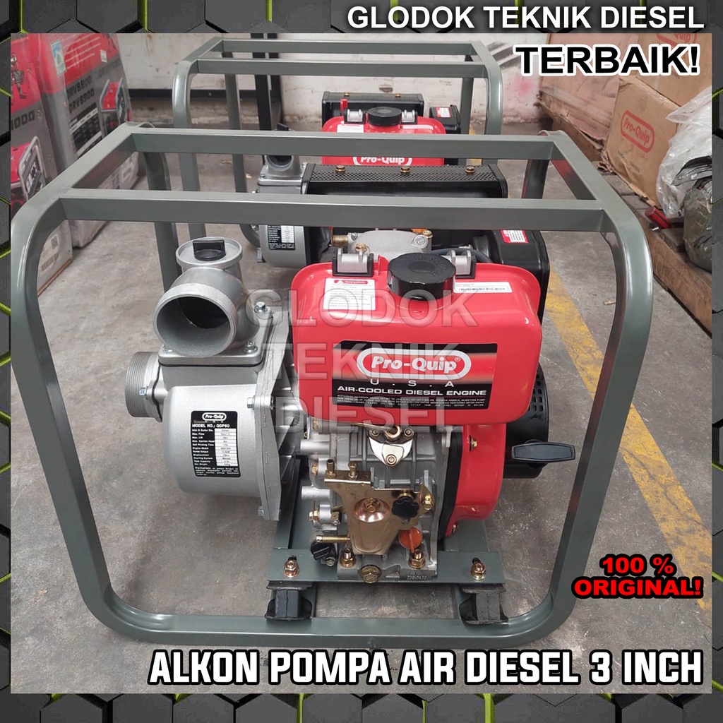 Jual Mesin Alkon Pompa Air Sawah Diesel 3 Inch Water Pump 3" Solar QDP ...