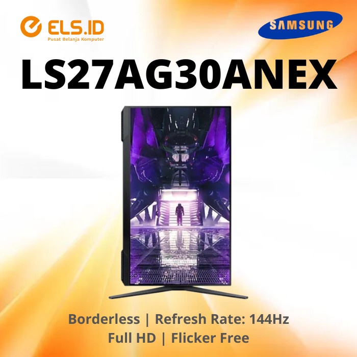 Jual Samsung LED 27' Gaming Monitor LS27AG30ANEX Odyseey G3 Borderless ...