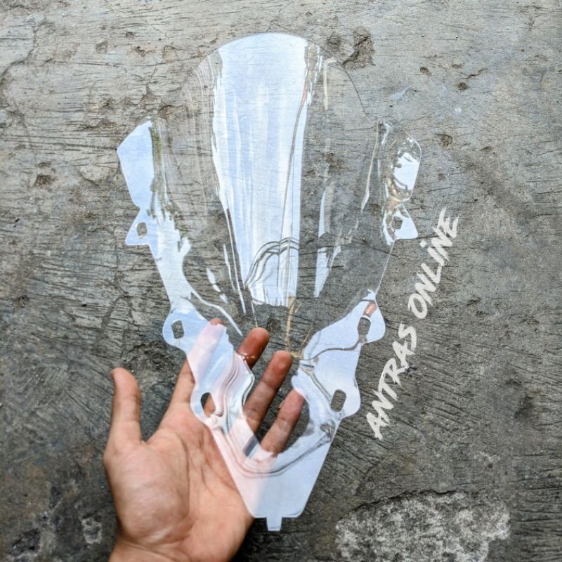 Jual Windshield Visor Yamaha R15 V2 Model Jenong Warna Bening Riben dan ...