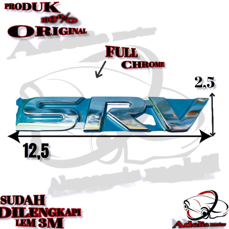 Jual Emblem srv tulisan srv lambang srv bacaan srv logo srv original ...