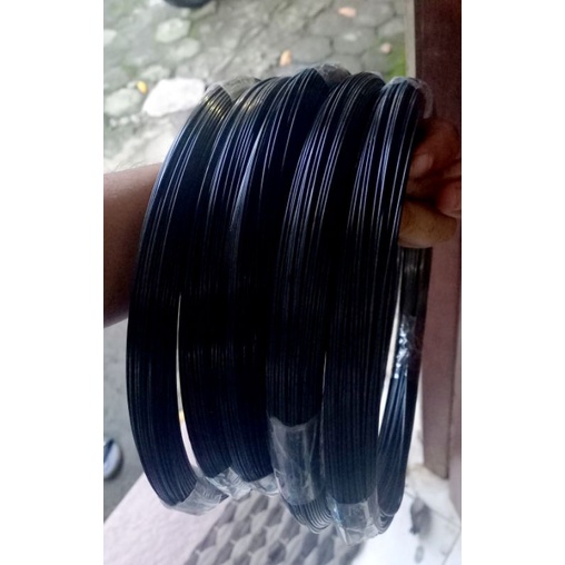 Jual Ruji Fiber 1.3 mm ASLI HITAM 100M | Shopee Indonesia