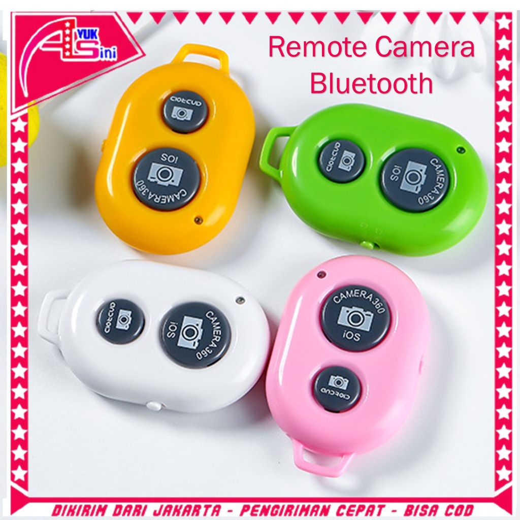 Jual AS Smartfish Selfie Camera Remote Control Bluetooth Remot Shutter ...
