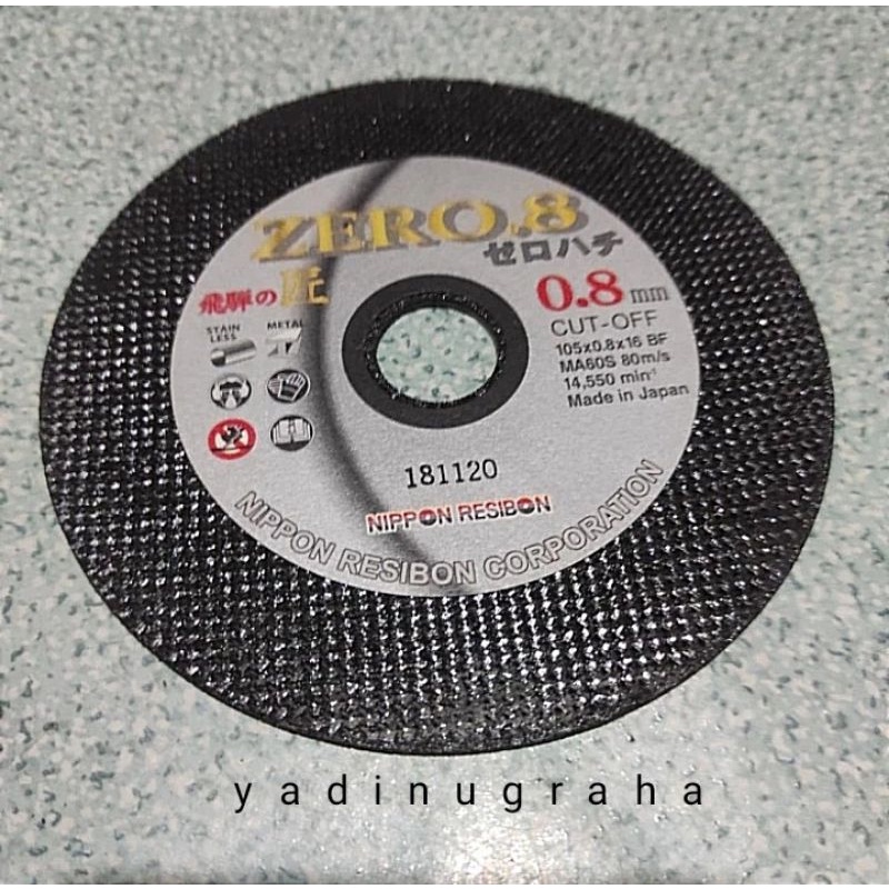 Jual Resibon Mata Potong Baja Besi 4 inch Zero Nipon Resibon | Shopee ...