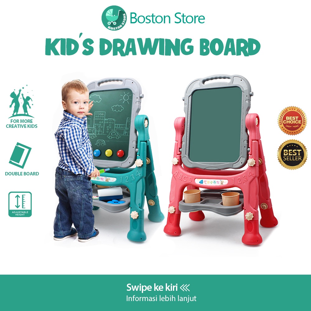 Jual Bostonstore Papan Tulis Gambar / Drawing Board Papan Tulis / Anak ...