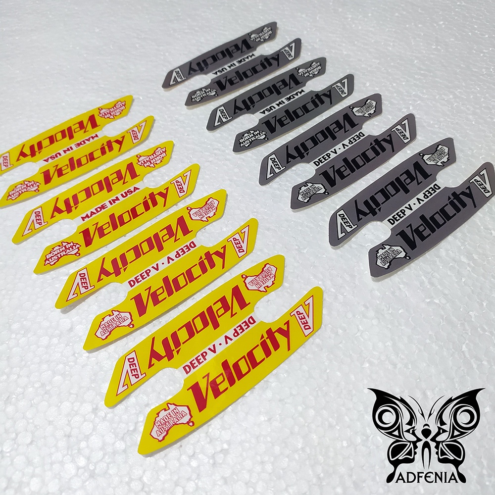 Jual Stiker Decal Rims Velocity Deep V 700c | Shopee Indonesia