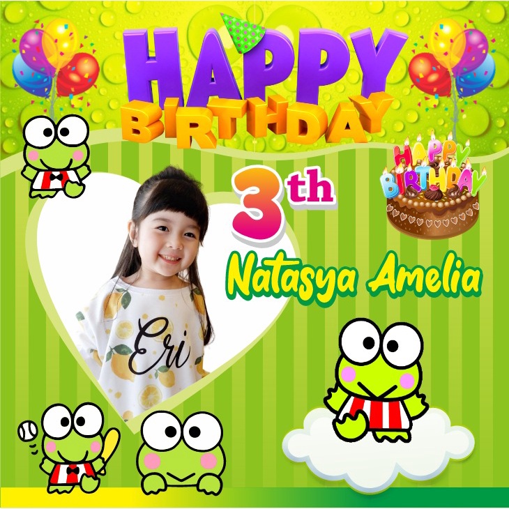 Jual BACKDROP ULANG TAHUN ANAK CUSTOM | Shopee Indonesia