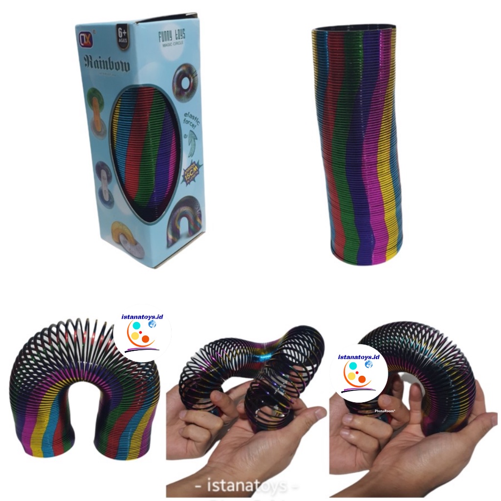 Jual ID Mainan Magic Circle Rainbow Spring Besar MCS52 | Shopee Indonesia