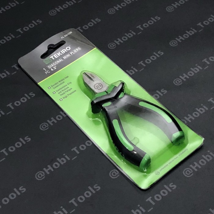 Jual TEKIRO TANG POTONG MINI 4.5" - DIAGONAL CUTTING PLIERS 4-1/2 INCH ...