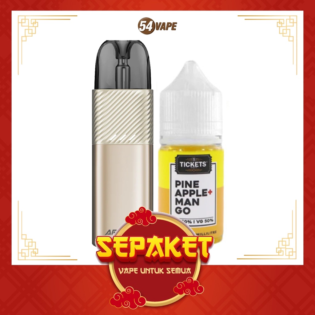 Jual Voopoo Argus Z 17W 900mAh + Tickets Pineapple Mango Salt 30ml ...