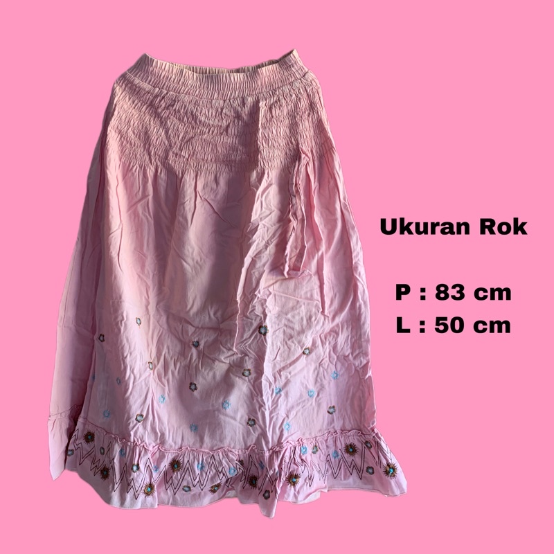 Jual Rok Muslim Pink | Shopee Indonesia