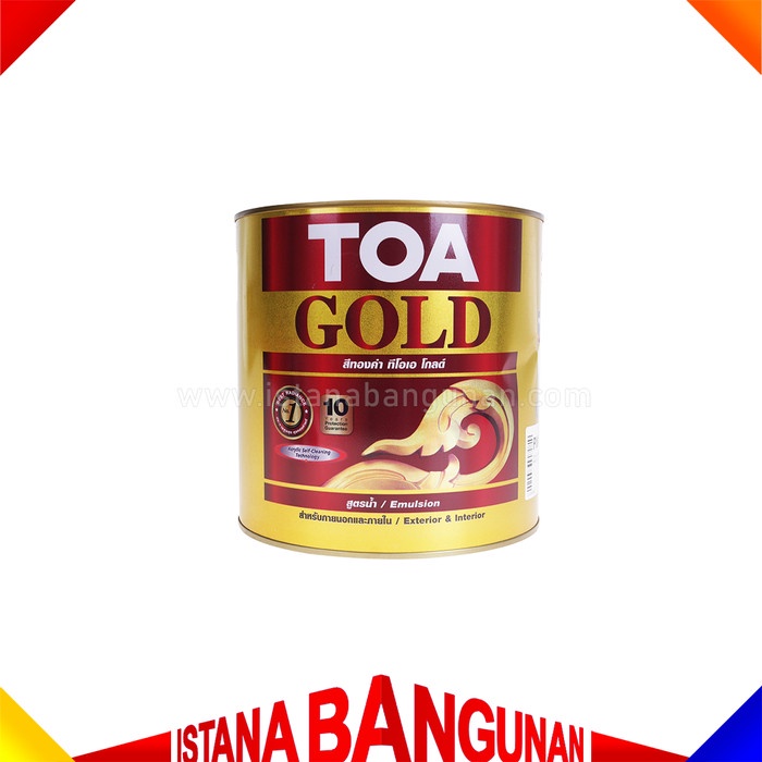 Jual TOA CAT TEMBOK GOLD PAINT EMAS 0,236 LITER CAT KUBAH WARNA MAS 0 ...