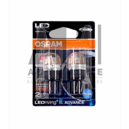 Jual Osram LED T20 W21/5W Merah - Lampu Rem Tancap Tancep Kaki 4 ...