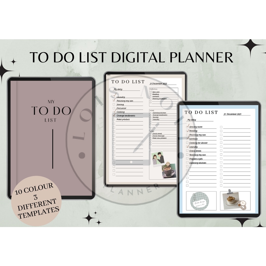 Jual To do list digital planner, To do list planner, To do list ...