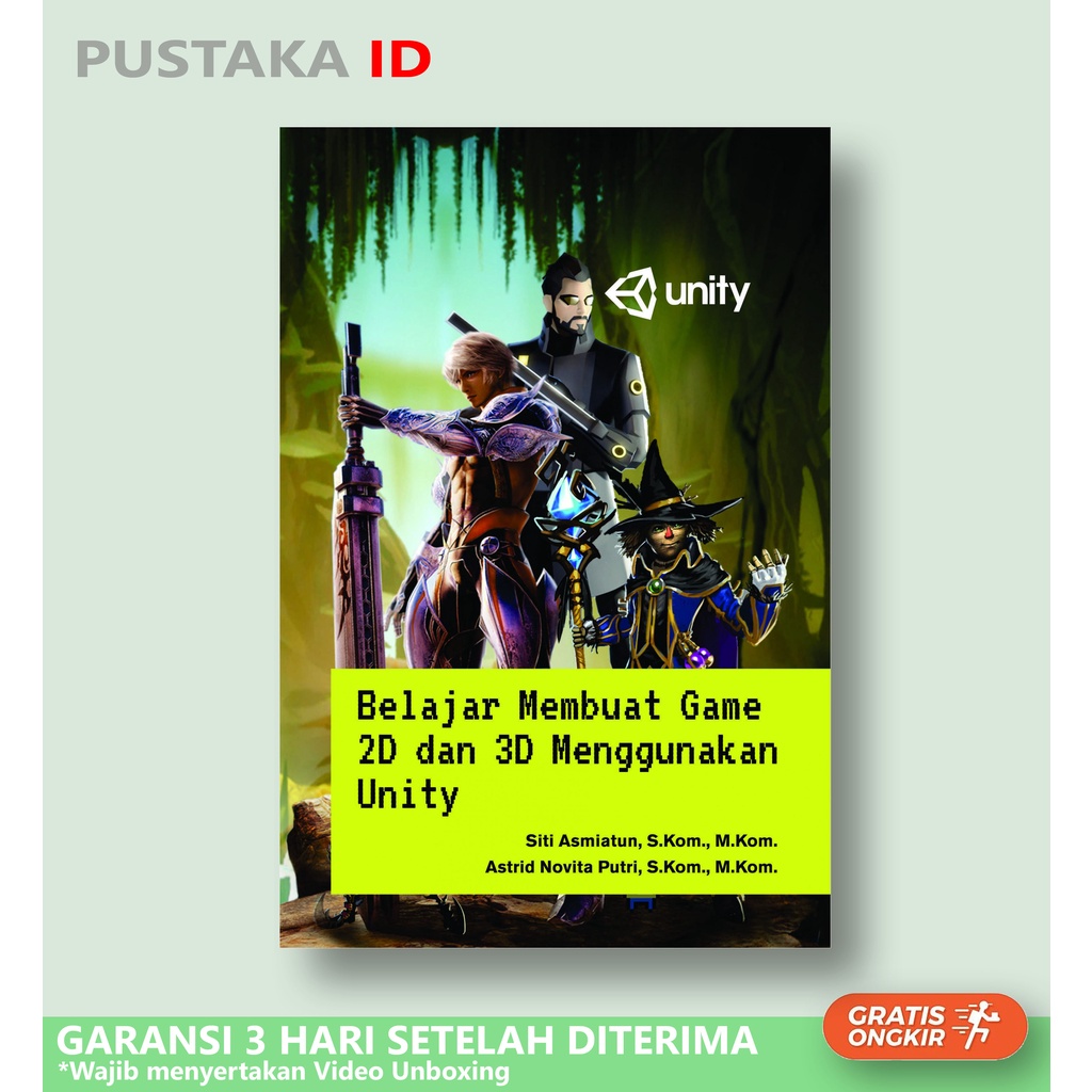 Jual Buku Belajar Membuat Game 2D Dan 3D Menggunakan Unity - Original | Shopee Indonesia