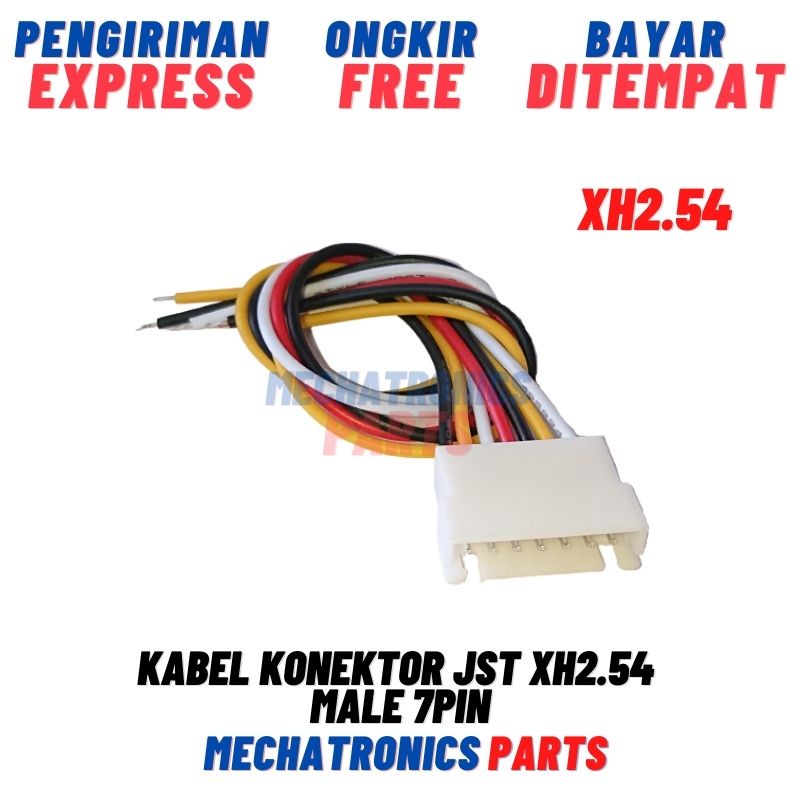 Jual Kabel Konektor JST XH2.54 Male 7Pin Soket Socket XH 2.54mm 7P 7 Pin | Shopee Indonesia
