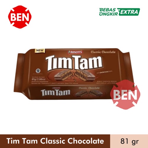 Jual TIMTAM 81GR BISKUIT COKELAT TIM TAM WAFER TIMTAM | Shopee Indonesia