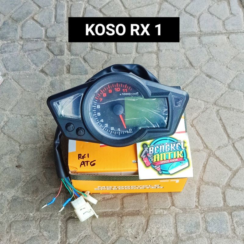 Jual spedometer koso rx 1 digital | Shopee Indonesia