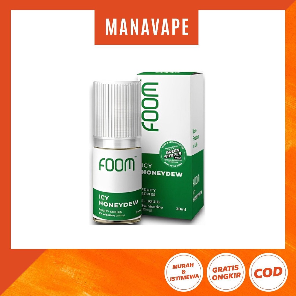 Jual FOOM ICY HONEYDEW SALT NIC 30ML / 30MG | Shopee Indonesia