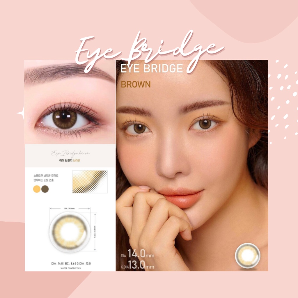 Jual KOREAN LENS EYE BRIDGE (BROWN) | Shopee Indonesia