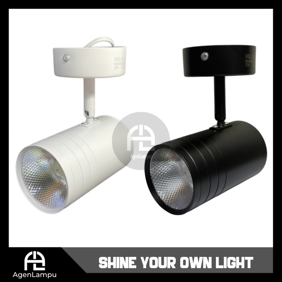 Jual LAMPU SOROT LED SPOTLIGHT 20 WATT COB LED SPOTLIGHT PLAFON ...