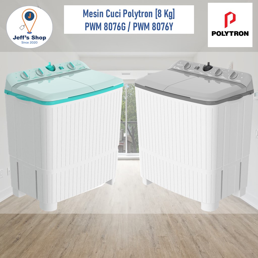 Jual Mesin Cuci Polytron 2 Tabung [8 kg] [Primadona Samba] PWM 8076G ...