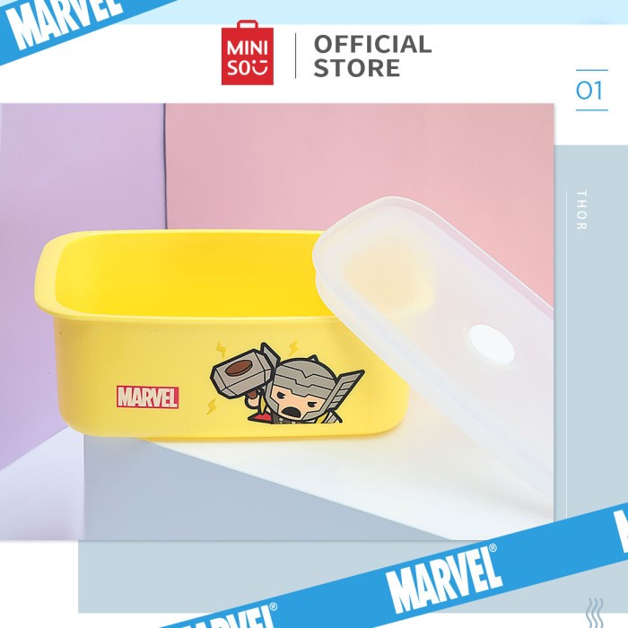 Jual [Lunch Box Set] Miniso Marvel Kotak Makan Siang Penyimpanan ...
