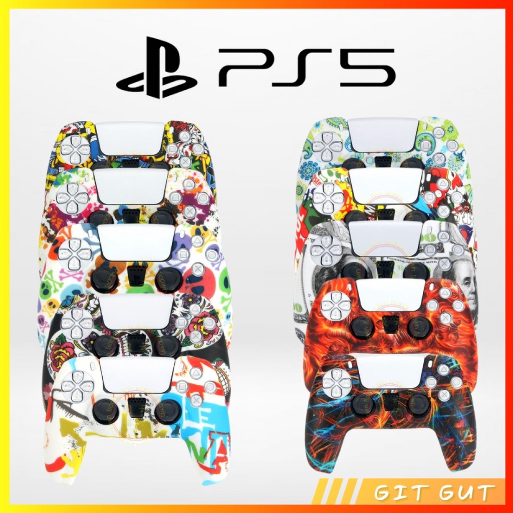 Jual PS5 Motif Graffiti Sarung Silicone Silikon Dualsense Stick ...