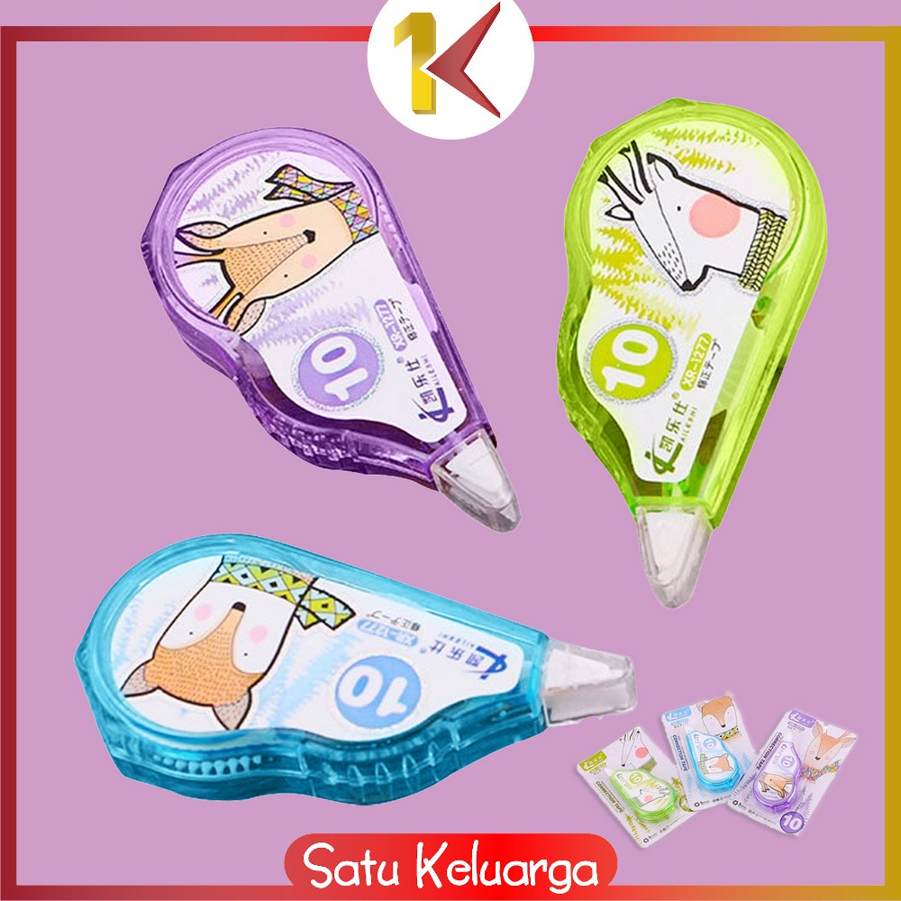 Jual SK-A52 Correction Tape Karakter Hewan Lucu Perlengkapan Sekolah ...