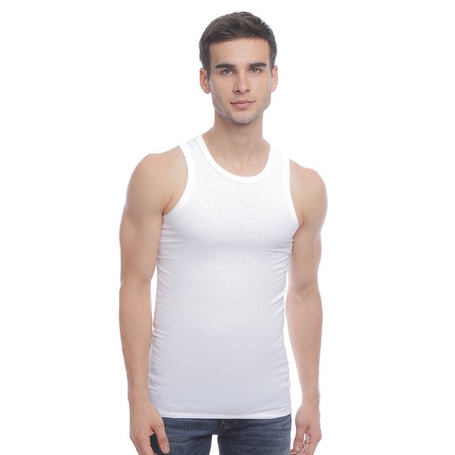 Jual Hush Puppies Tank Top Pria Classic Tank Grey | Shopee Indonesia