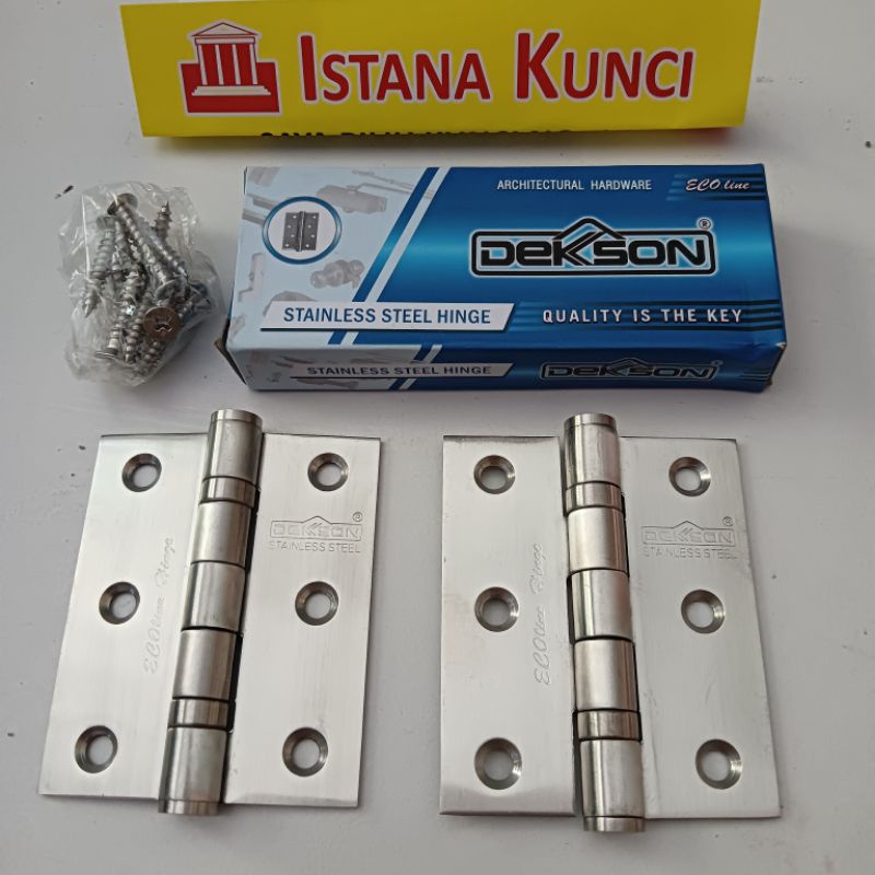 Jual Engsel Dekkson 3" EL 3x2,5x2 - 2 BB/ engsel pintu / engsel jendela ...