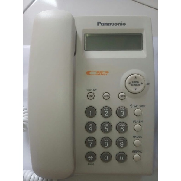 Jual Telepon rumah & kantor indihome panasonic kx-TS C11 mx caller id second | Shopee Indonesia