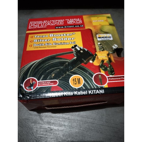 Jual Kabel Antena Kitani 5c 15 Meter | Shopee Indonesia