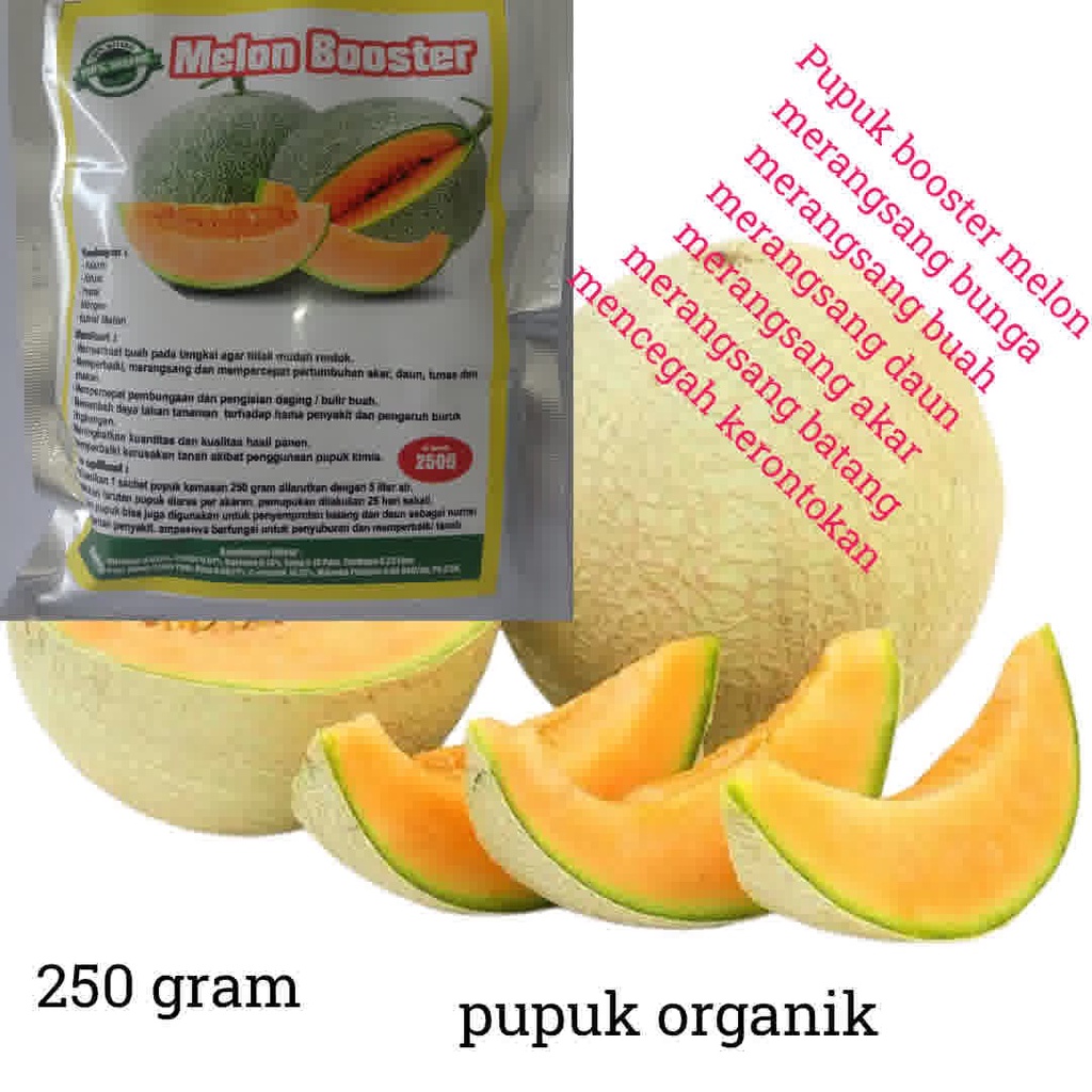 Jual Pupuk Organik Pelebat Booster Melon Perangsang Buah Melon , Pupuk Pelebat Buah Melon ...