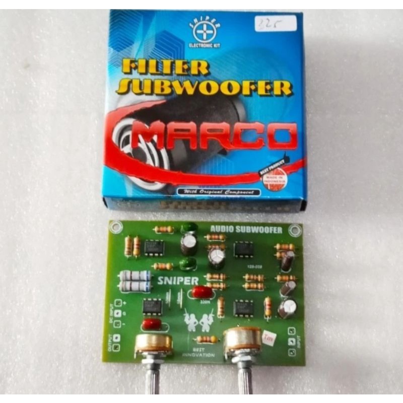 Jual Filter Subwoofer Marco Audio Subwoofer Sniper Product | Shopee Indonesia
