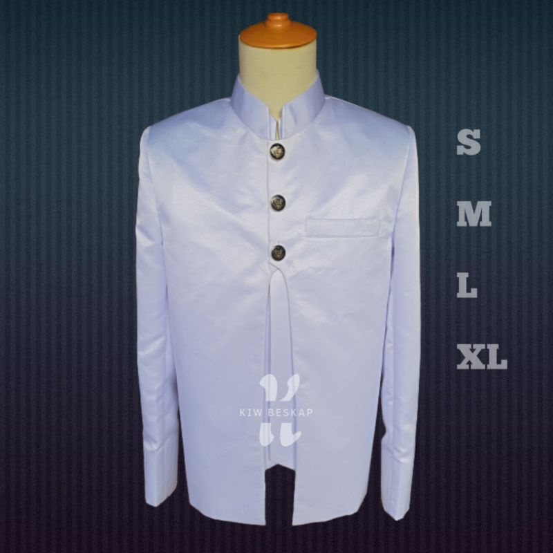 Jual Beskap Pengantin Kancing 3 Polos | Shopee Indonesia