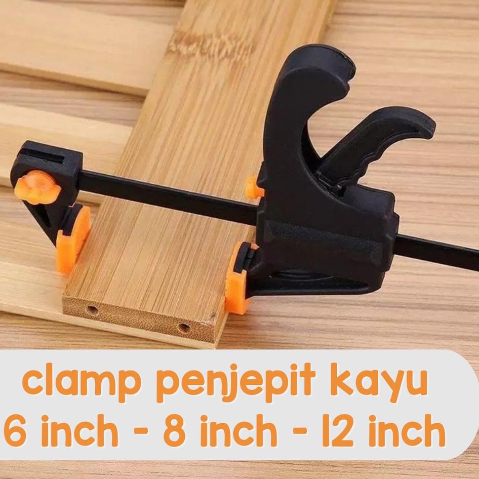 Jual Promo Ekonomis F Clamp 12, 8, 6 inch Klem Penjepit Kayu Wood ...